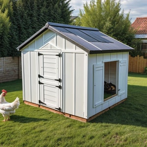 Chicken Coop & Run Plans: DIY Step-by-step Guide (PDF) - Etsy