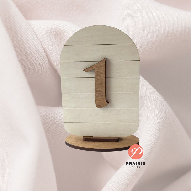 Wood Table Number - Etsy