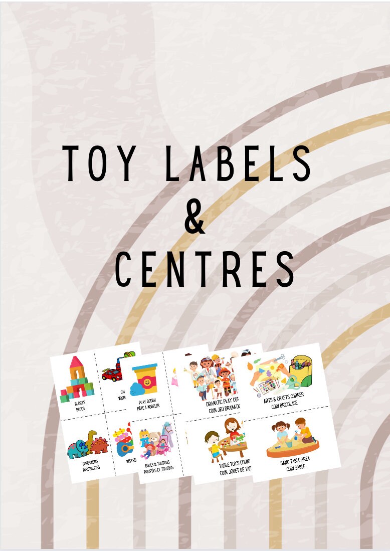 Toy Labels & Centres Displays. - Etsy