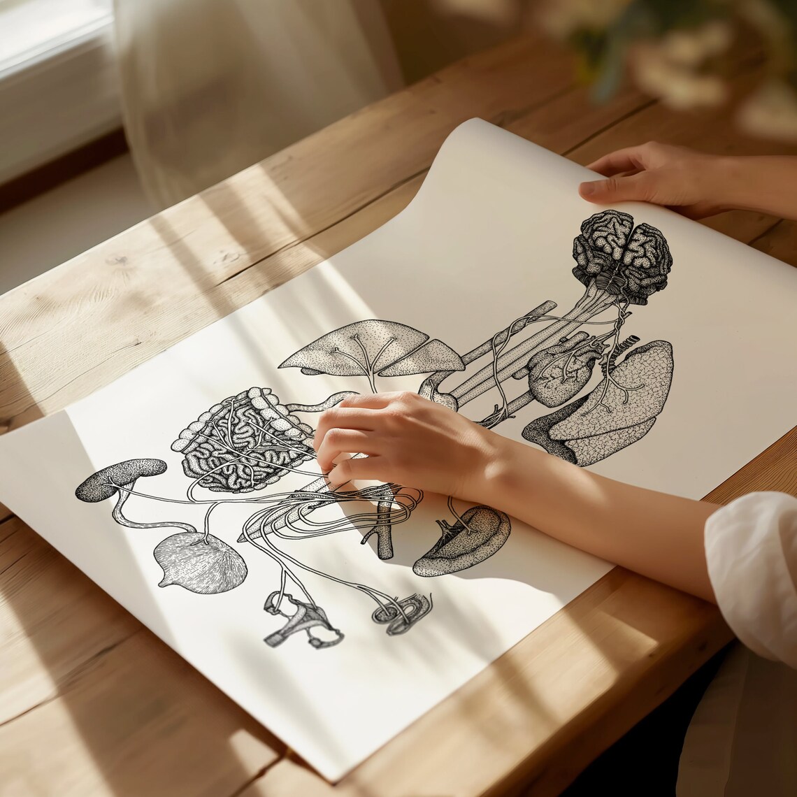 Vagus Nerve Human Anatomy Print | Medical Decoration Wall Decor ...