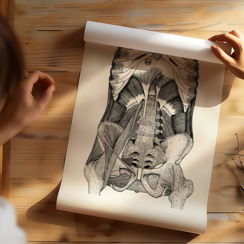 Abdominal and Pelvic Cavity | Human Anatomy Prints | Clinically ...