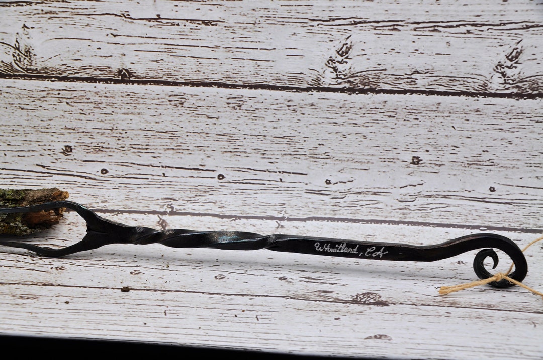 Hand Forged BBQ Cutting Fork - Etsy