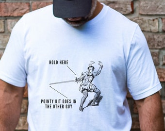 Sword Shirt, HEMA, Sword SCA Tshirt, Sword Gift, Engarde, Medieval Tee ...