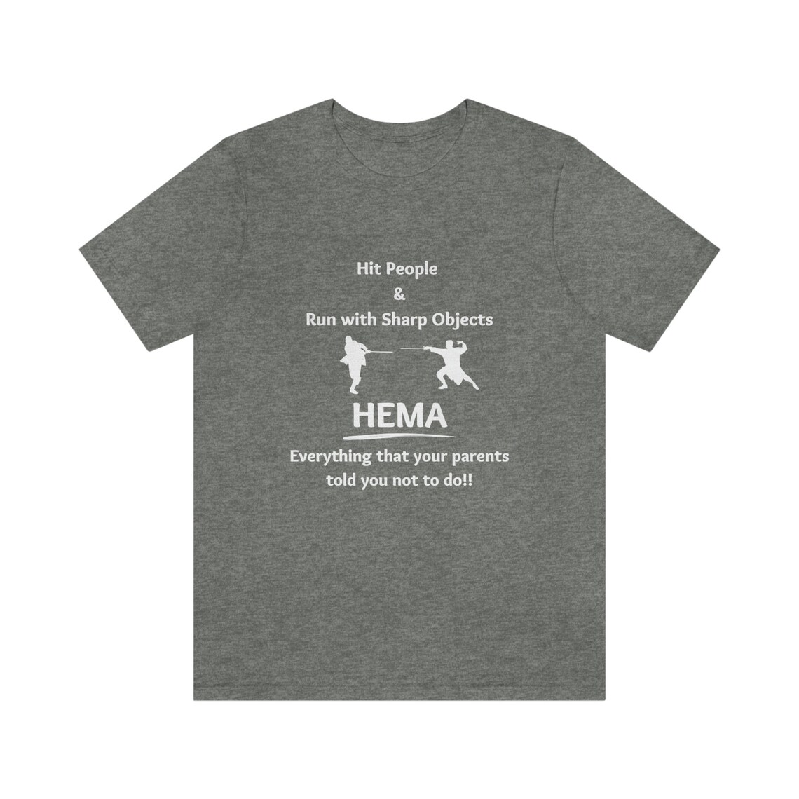 HEMA Sword Shirt - Sword T-shirt, Sword Gift, Engarde, Medieval Tee ...