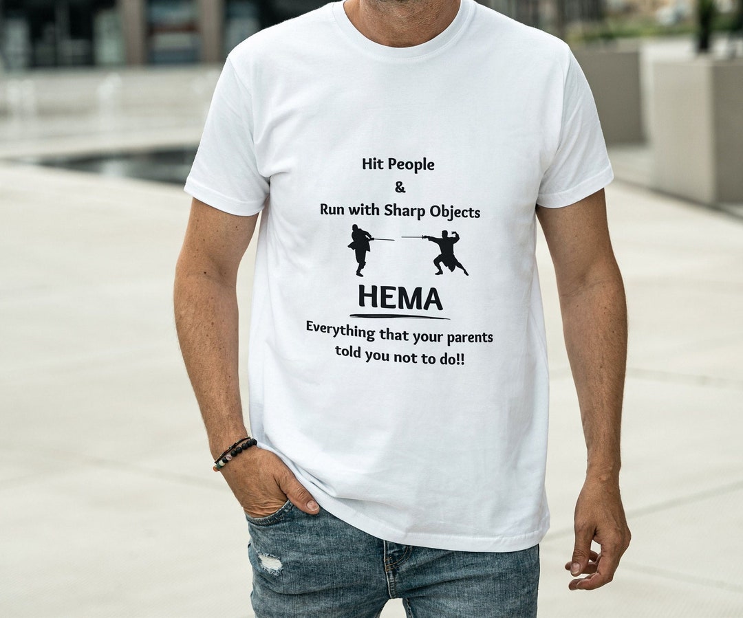 HEMA Sword Shirt - Sword T-shirt, Sword Gift, Engarde, Medieval Tee ...