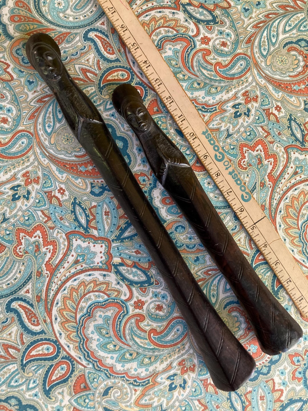 Pair of Ebony Carvings From Mali, West Africa - Etsy