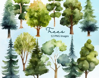 Family Tree Clipart Trees Clipart Tree Clipart - Etsy