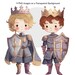 Watercolor Prince Clipart, Cute Prince Clipart, Watercolor Clipart, Boy ...