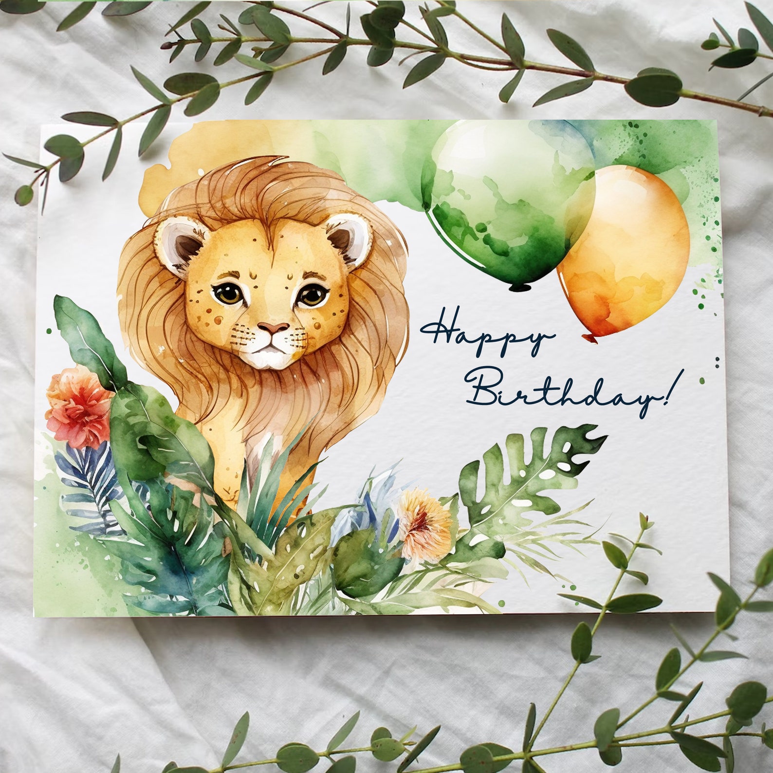 Watercolor Lion Clipart, Lions Clipart, Cute Lion, Watercolor Clipart ...