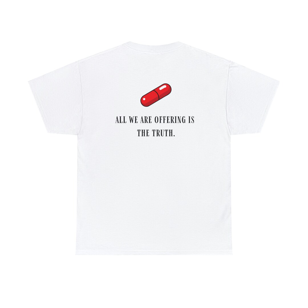 Custom Shirt | Red Pill | Blue Pill | Facts | Unisex | Father's Day ...