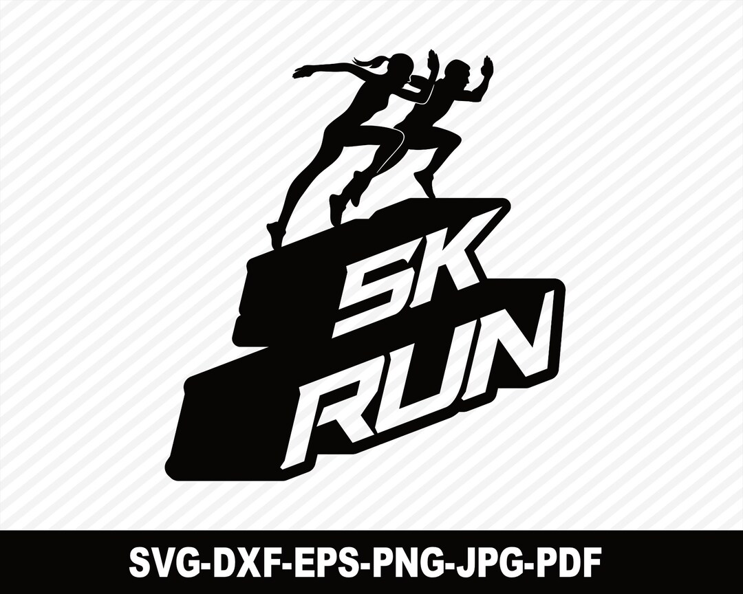 5k Run Svg Digital Download Svg for Cricut Clipart 5k - Etsy