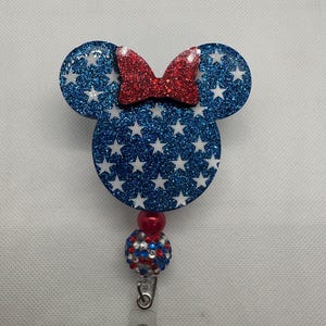 Minnie Mouse Badge Reel - Etsy