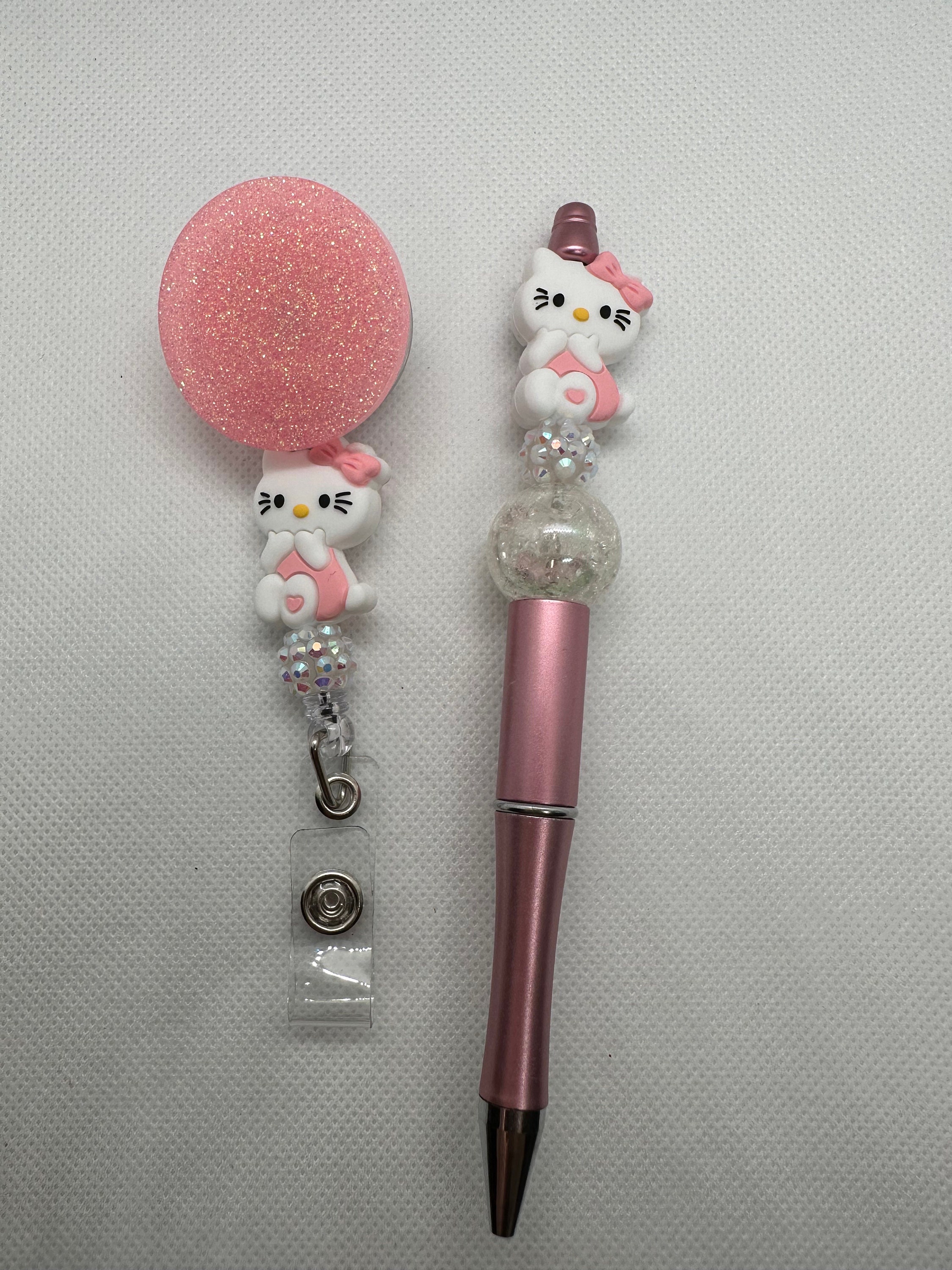Hello Kitty Badge Reel - Etsy