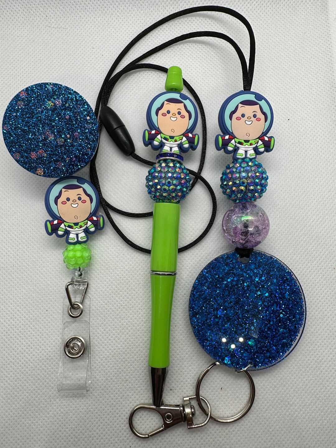 Buzz Lightyear Badge Reel and Pen - Etsy