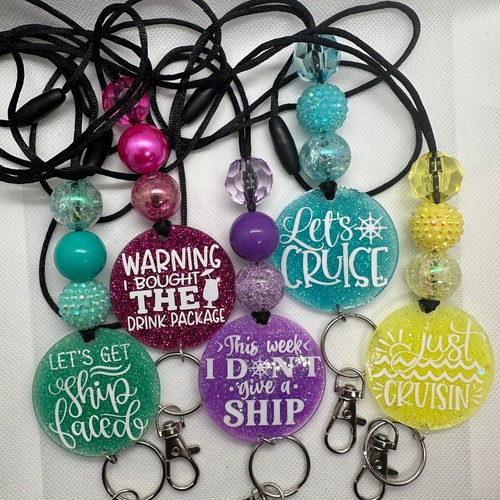 Personalized Cruise Lanyard Cruise Lanyard With Cardholder - Etsy