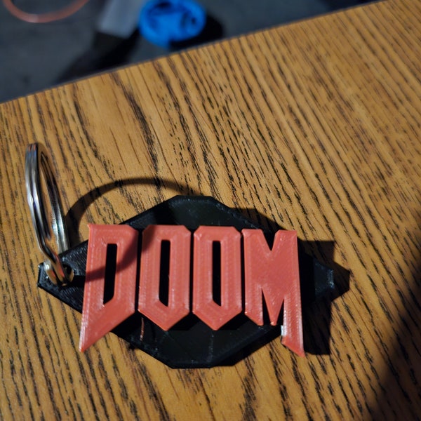 Doom Keychain - Etsy