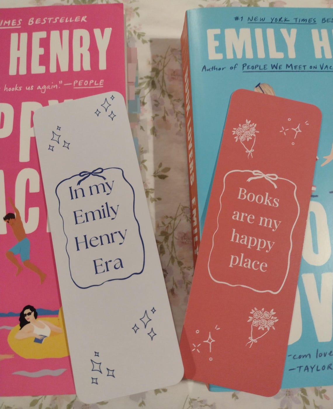 The Emily Henry Bookmark Collection - Etsy