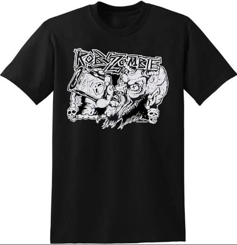 Rob Zombie Mens T-shirt Call Bottle Officially Licensed Logo Merch Band ...