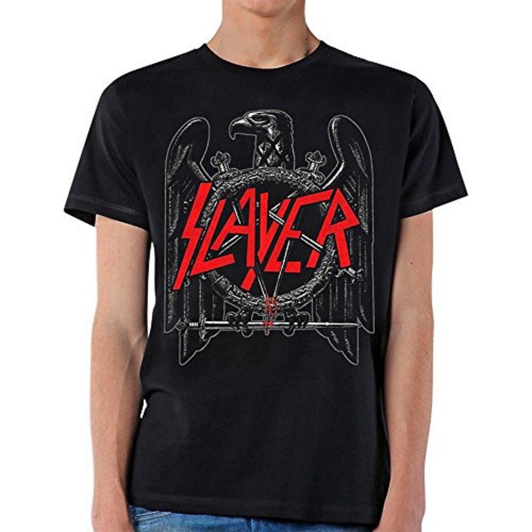Slayer Mens T-shirt- Officially Licensed Slayer Logo Merch - Boyfriend ...