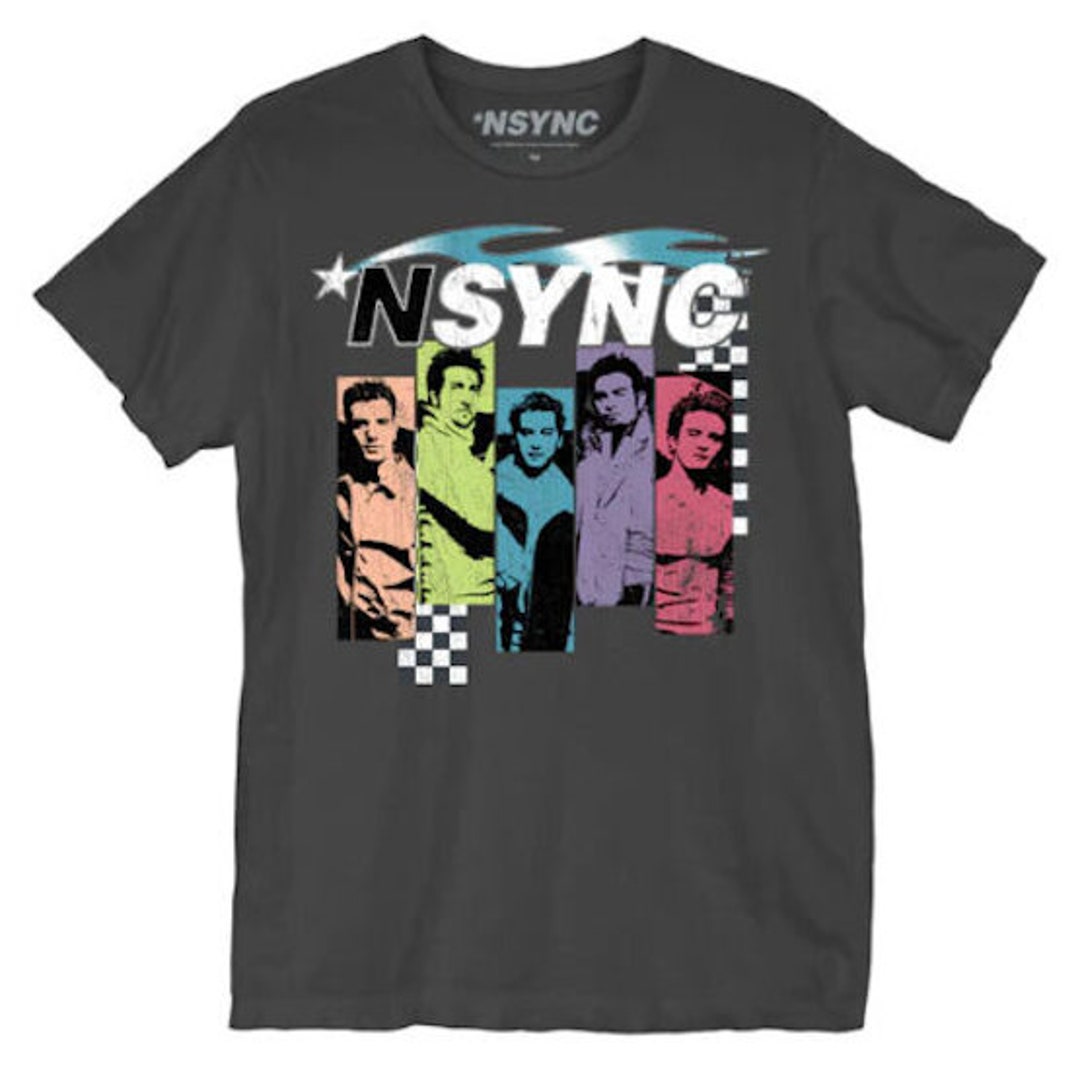 NSYNC Photo Mens T-shirt- Boy Band 90s Officially Licensed Band Merch ...