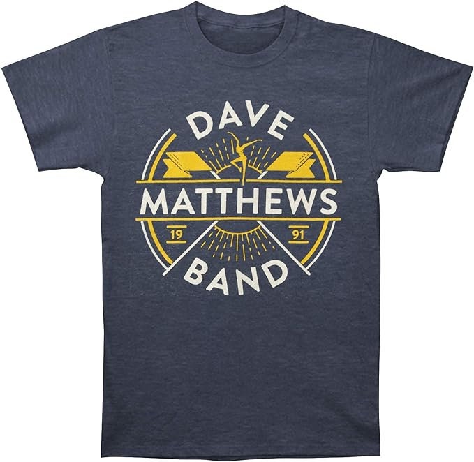 Dave Matthews Band Mens T-shirt DMB Tour T-shirt Licensed Band Merch ...