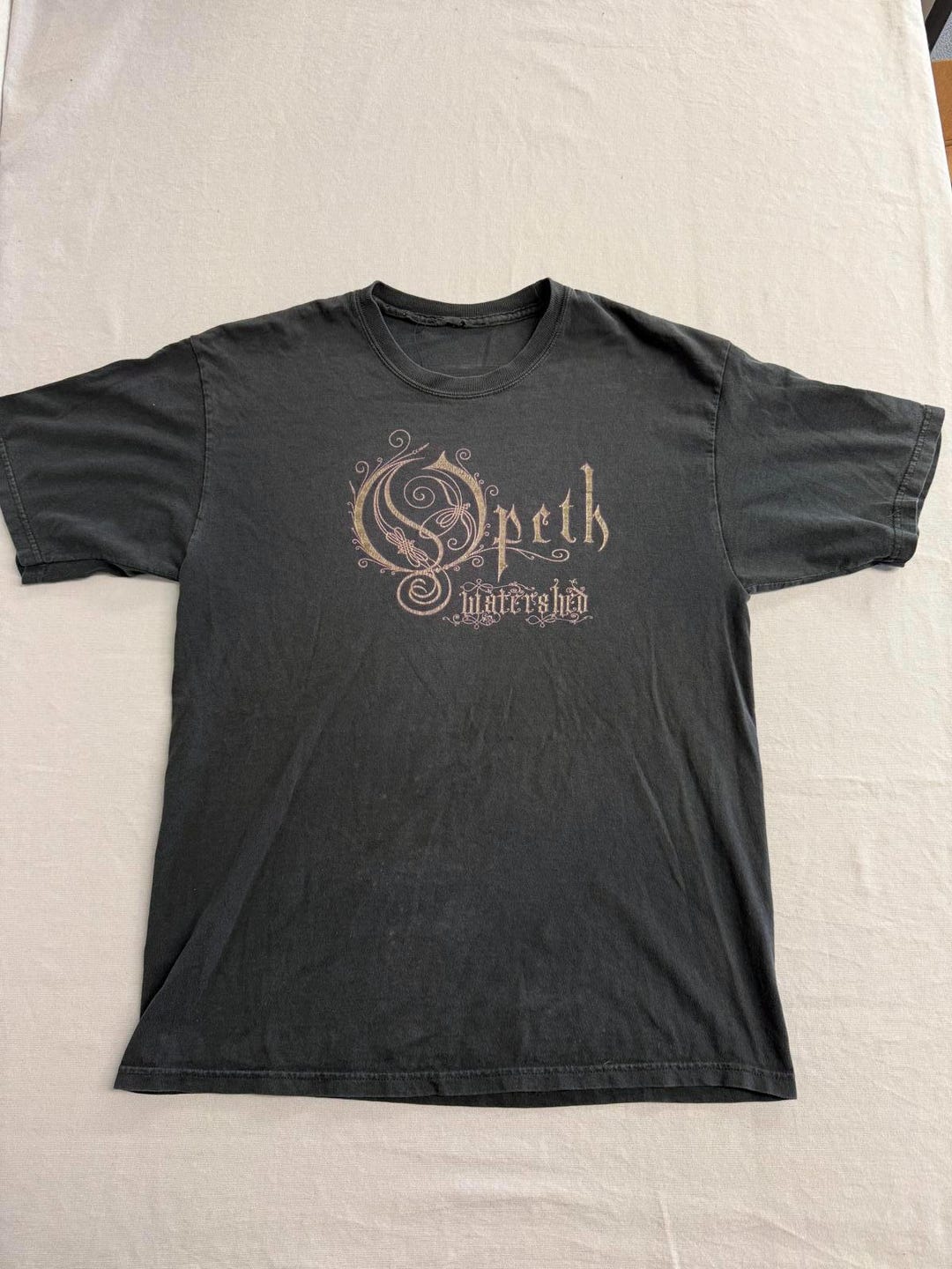 Faded Opeth Band T-shirt Opeth Watershed Album Tee - S - Etsy