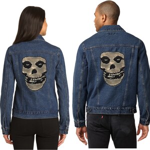 Misfits Band Skulldenim Jacket Misfits Jean Jackets - Misfits Skull ...