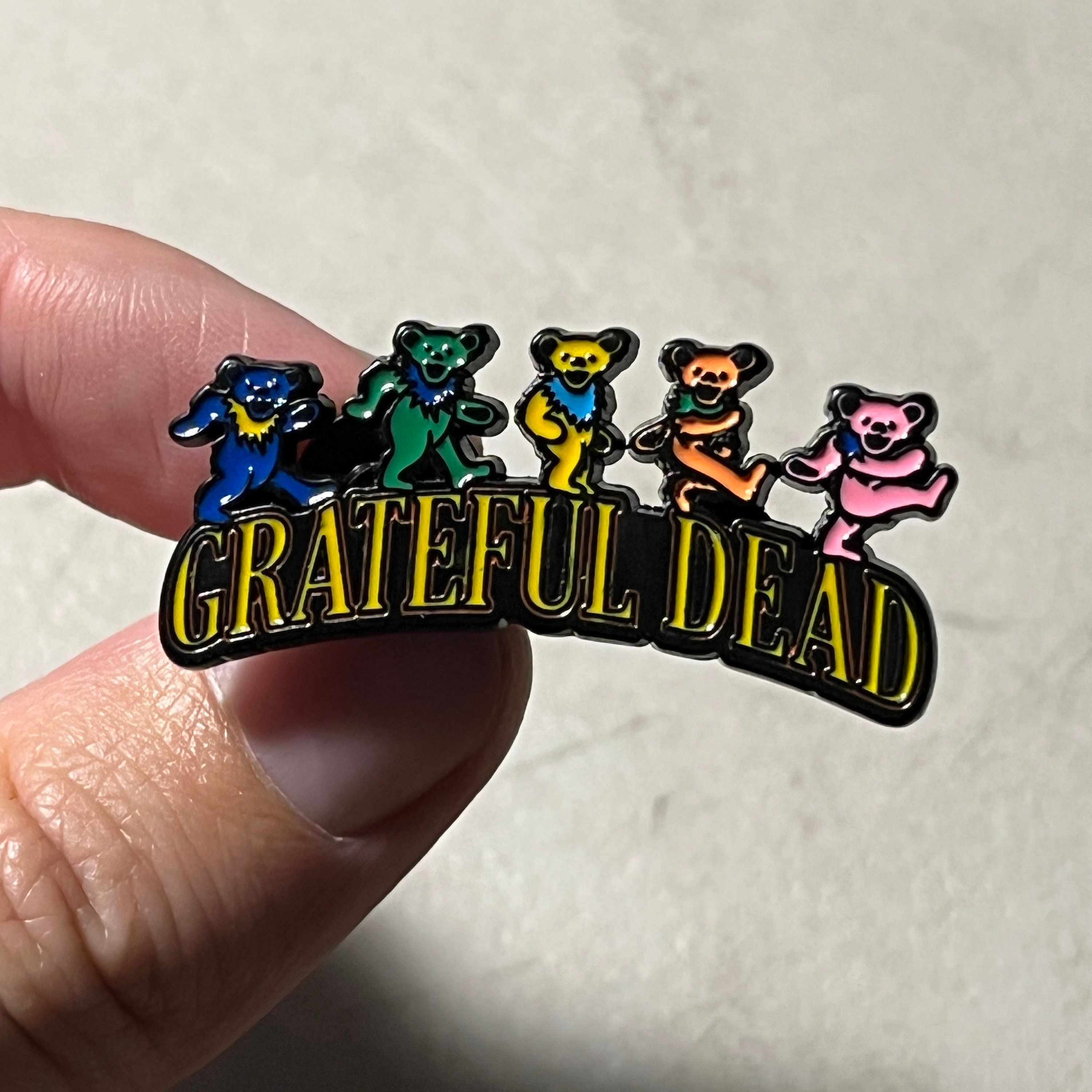Grateful Dead Pin Lapel Grateful Dead Dancing Bears / Skeletons, Steal ...
