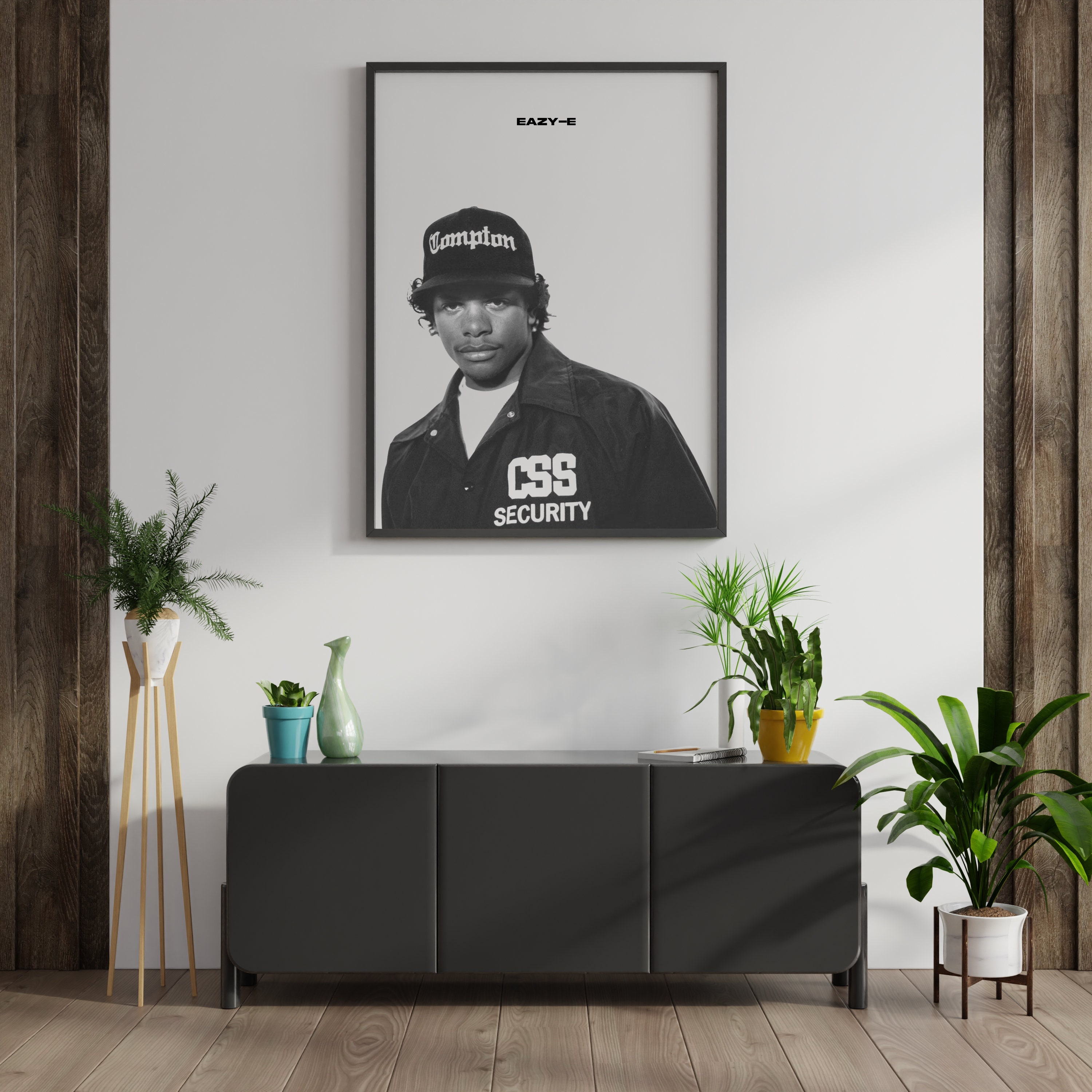 Eazy E | Black and White Rapper Art for Home | Canvas | Minimalism ...