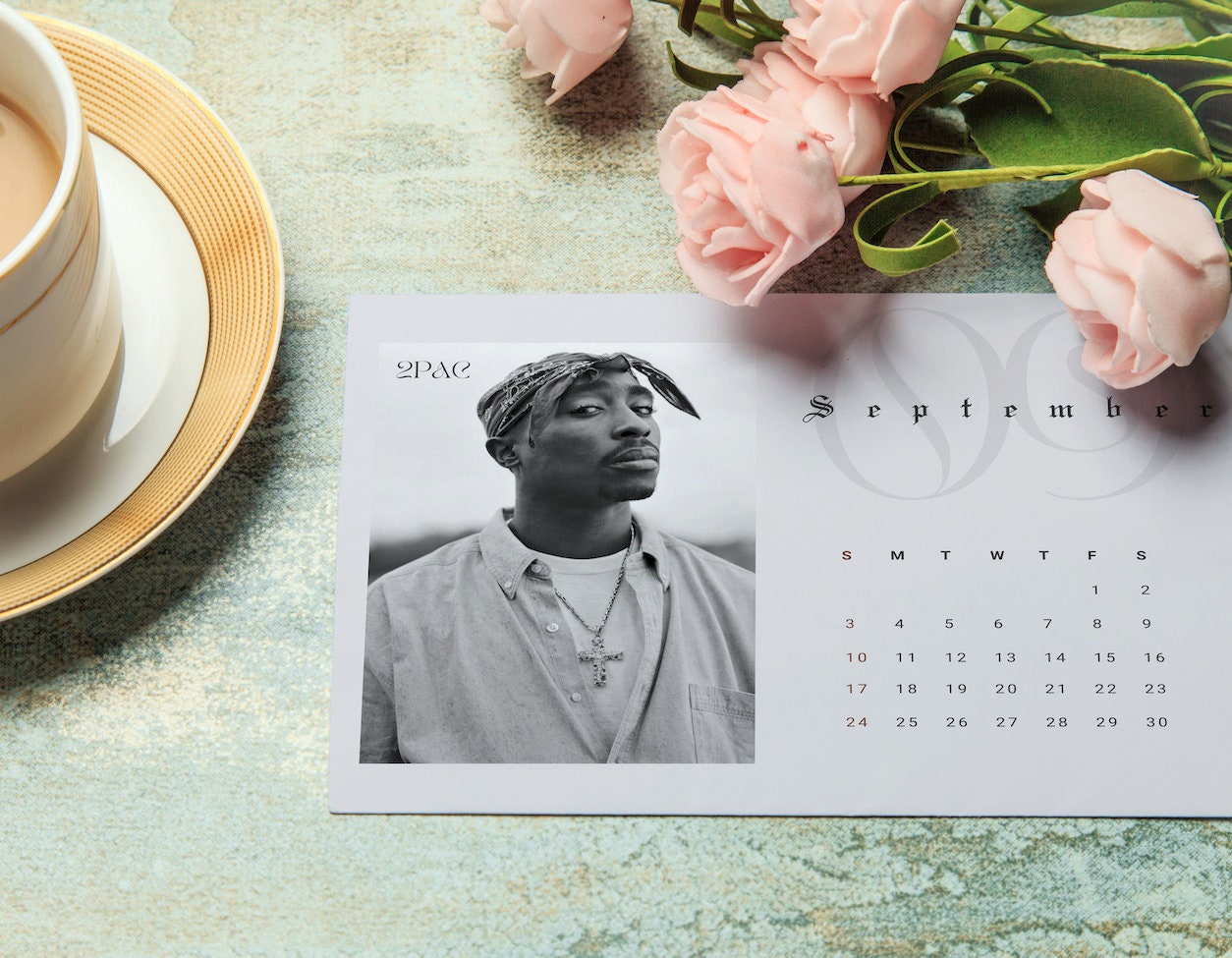 2023 West Coast Hip-hop Calendar Landscape, Minimalist Monthly 2023 ...