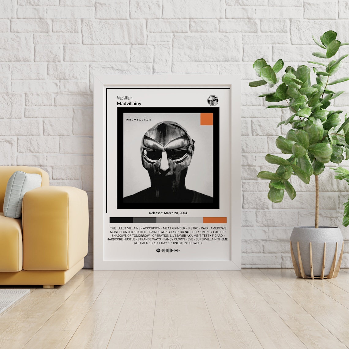 Madvillain MF DOOM & Madlib Madvillainy Album Artwork for Apartment ...