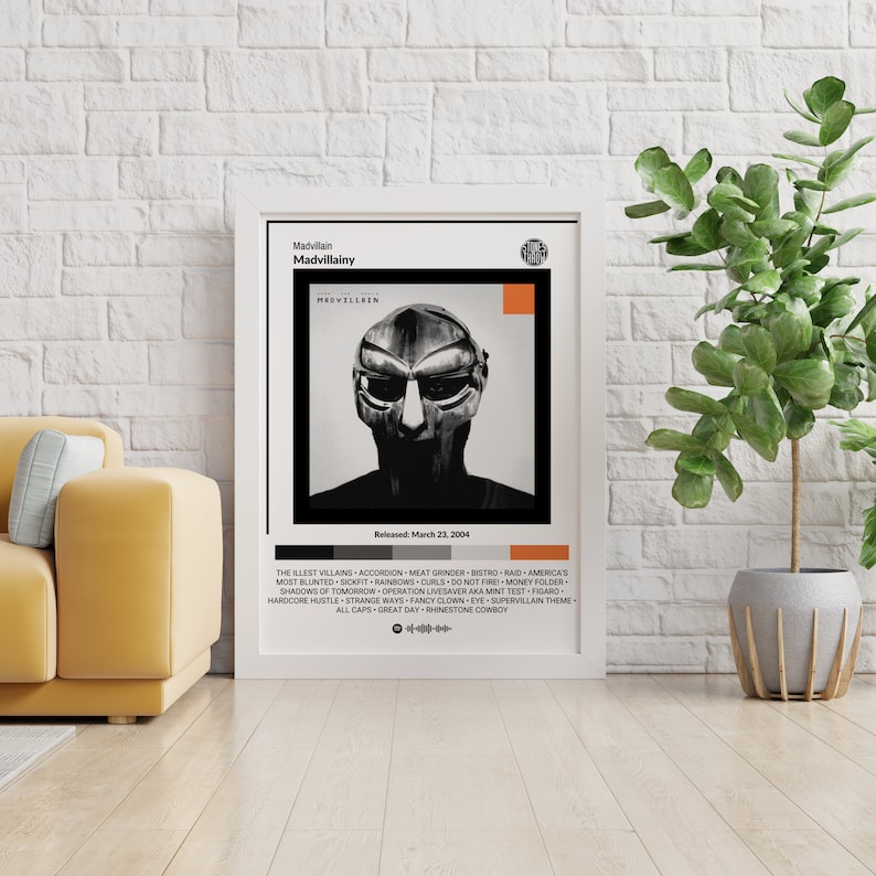 Madvillain | MF DOOM & Madlib | Madvillainy | Album Artwork for Apartment | Print | Wall Art ...