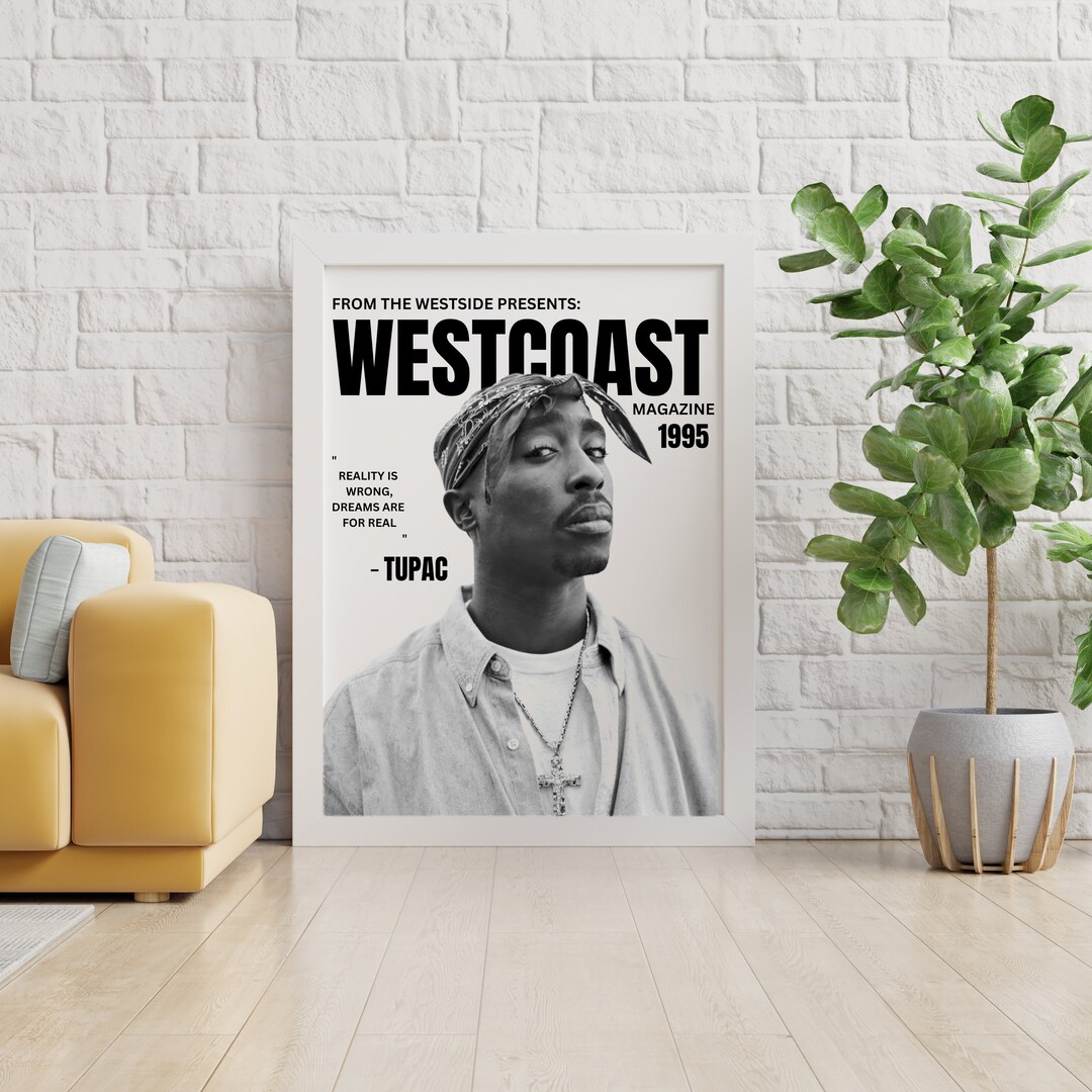 Tupac 2pac Poster for Apartment Wall Print Hip Hop Rap - Etsy Australia