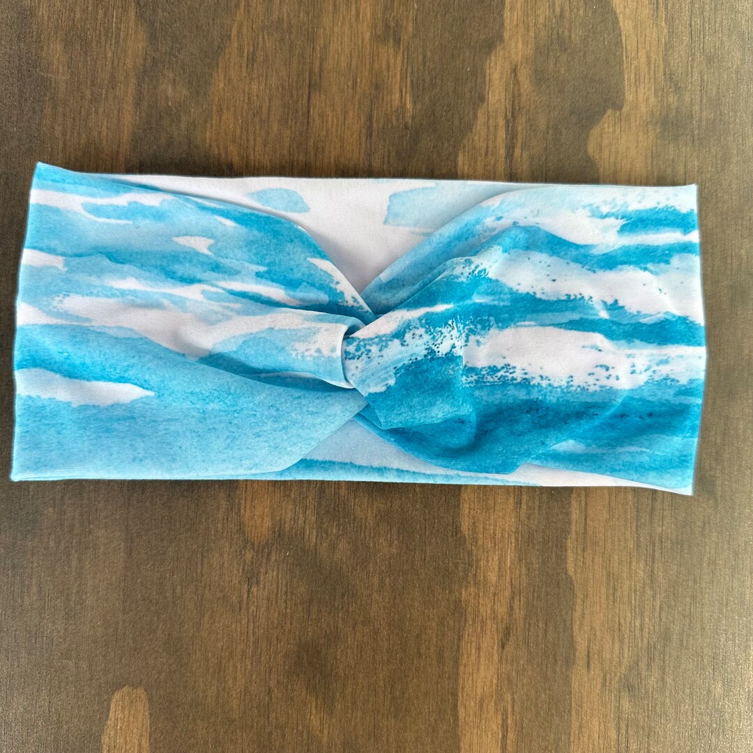 Water Brushed Waves Twist Headband - Etsy