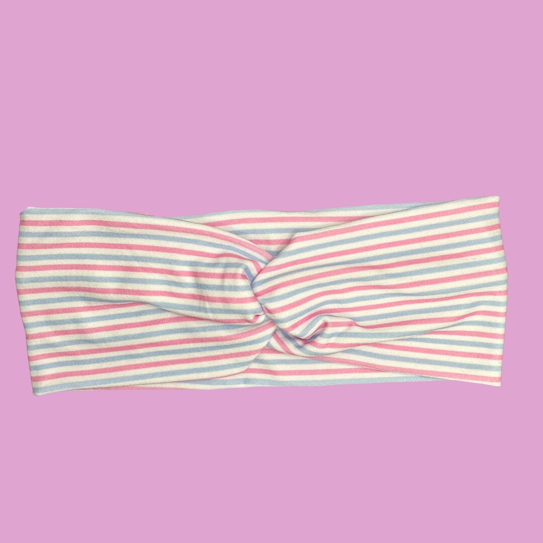 Horizontal Striped LD Twist Headband - Etsy