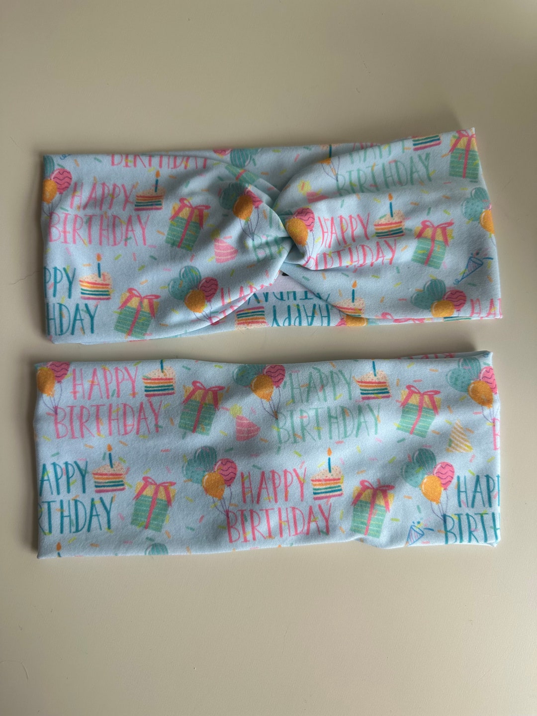 Happy Birthday Twist Headband - Etsy