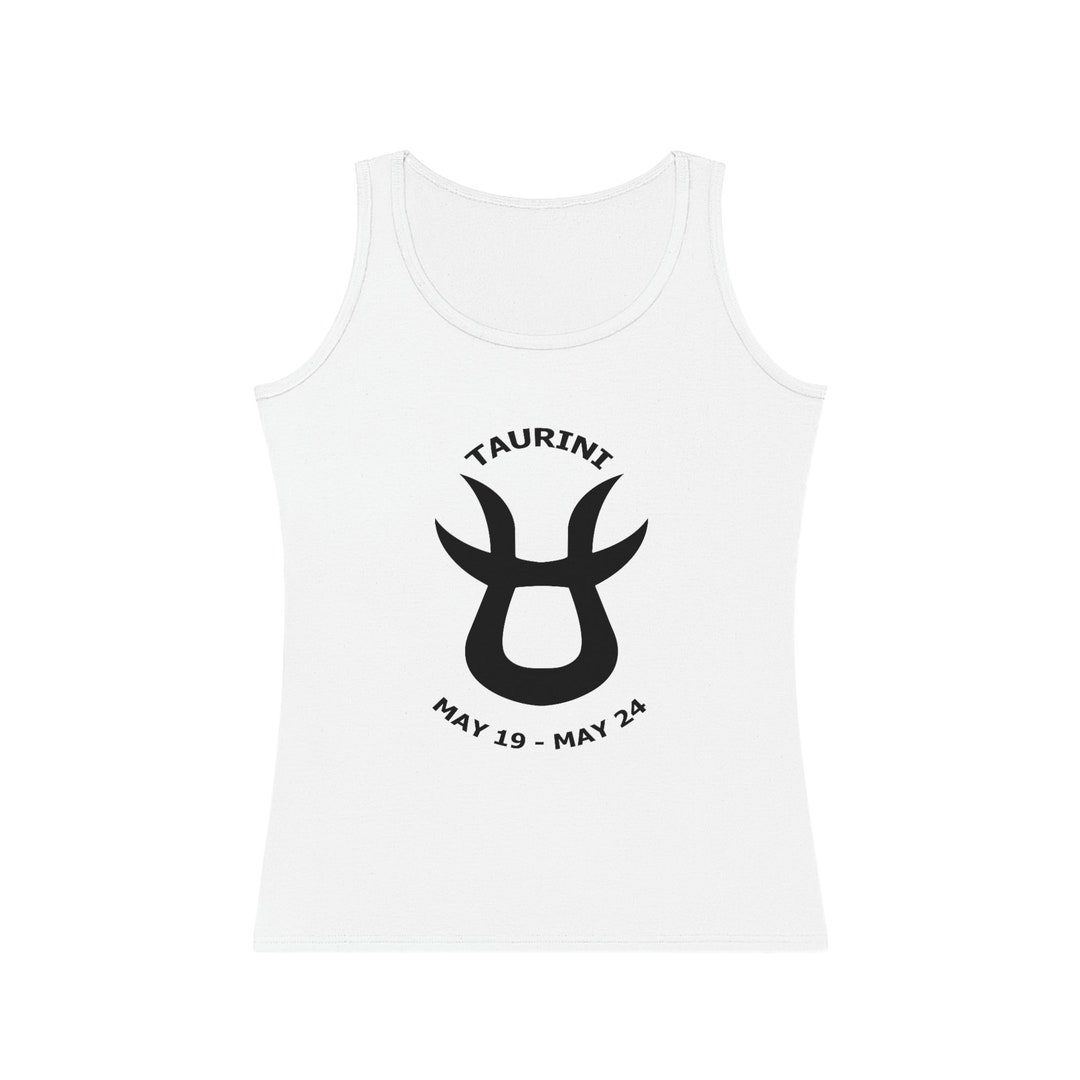 TAURINI - Ladies Tank - Zodiac Symbol Taurus Gemini Cusp May Birthday ...
