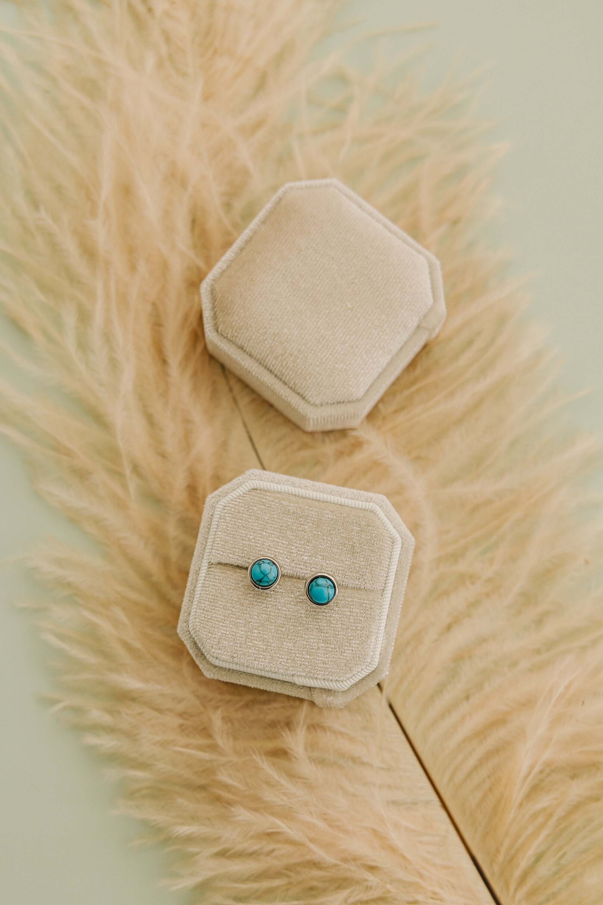 Set of 3 Natural Leather Ostrich Feather Product Photography Prop Add ...