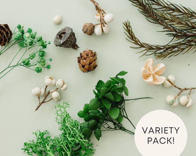 Spring Green Floral Set for Product Photography Props | Boho Photo Prop ...