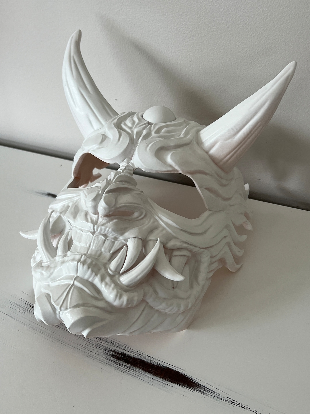 Full Broken Tooth Oni Mask - Etsy
