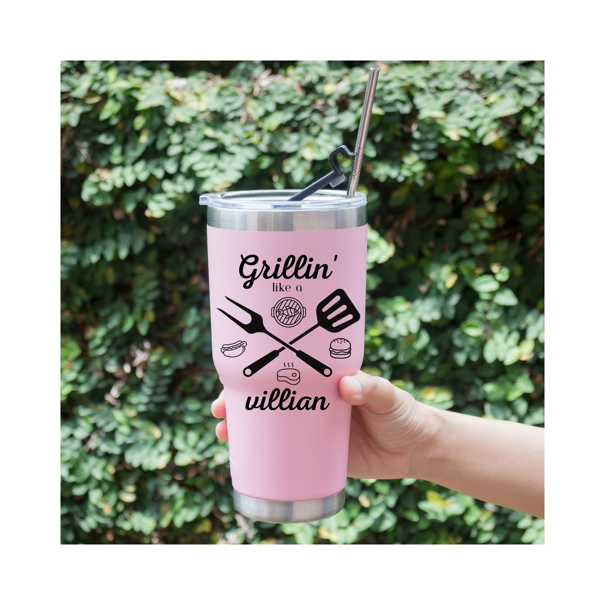 Grillin' Like A Villian Svg, Grilled Svg, Grill Svg, Cooking Svg, Meats ...