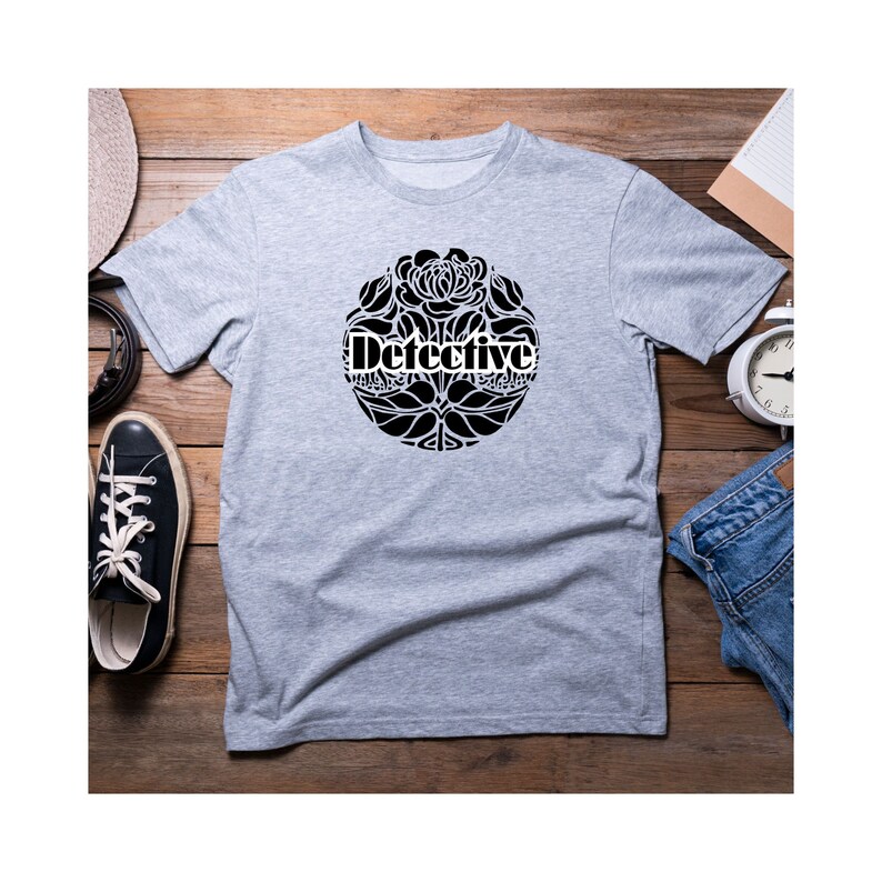 Detective With Flowers Svg, Detective Svg, Officer Svg, Department Svg ...