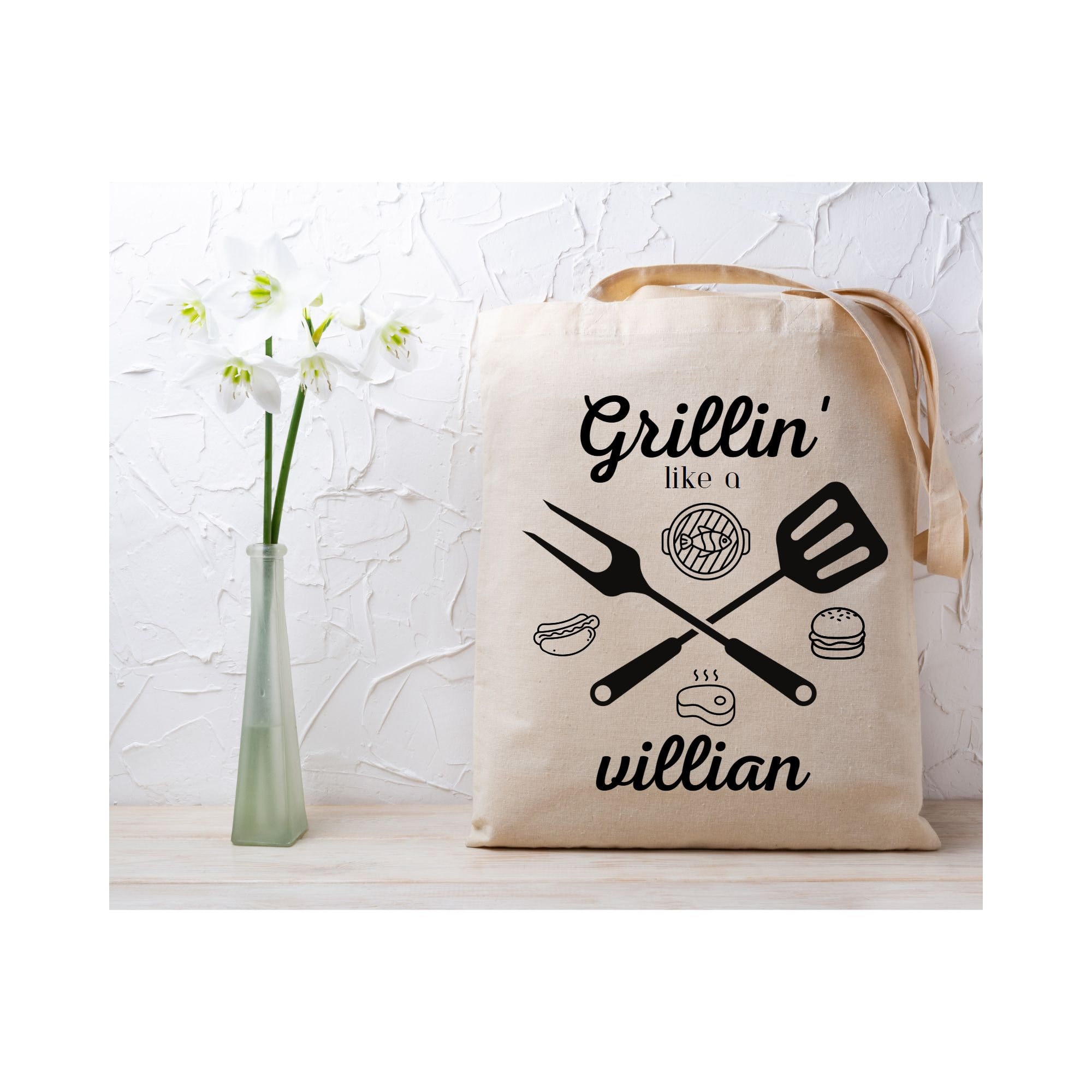 Grillin' Like A Villian Svg, Grilled Svg, Grill Svg, Cooking Svg, Meats ...