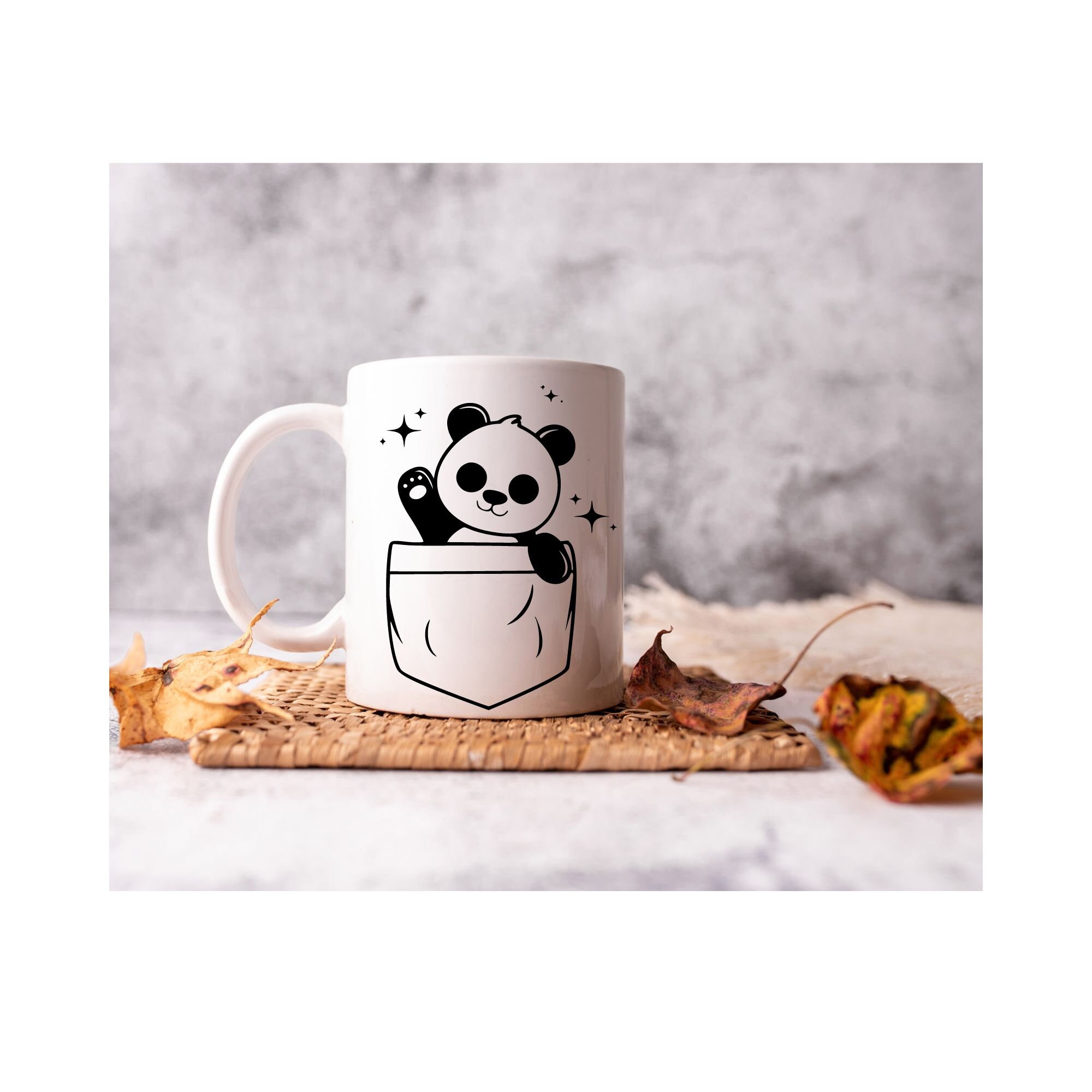 Pocket Panda Svg, Panda, Bandit Bear, Bamboo Lover, Pocket Friend ...