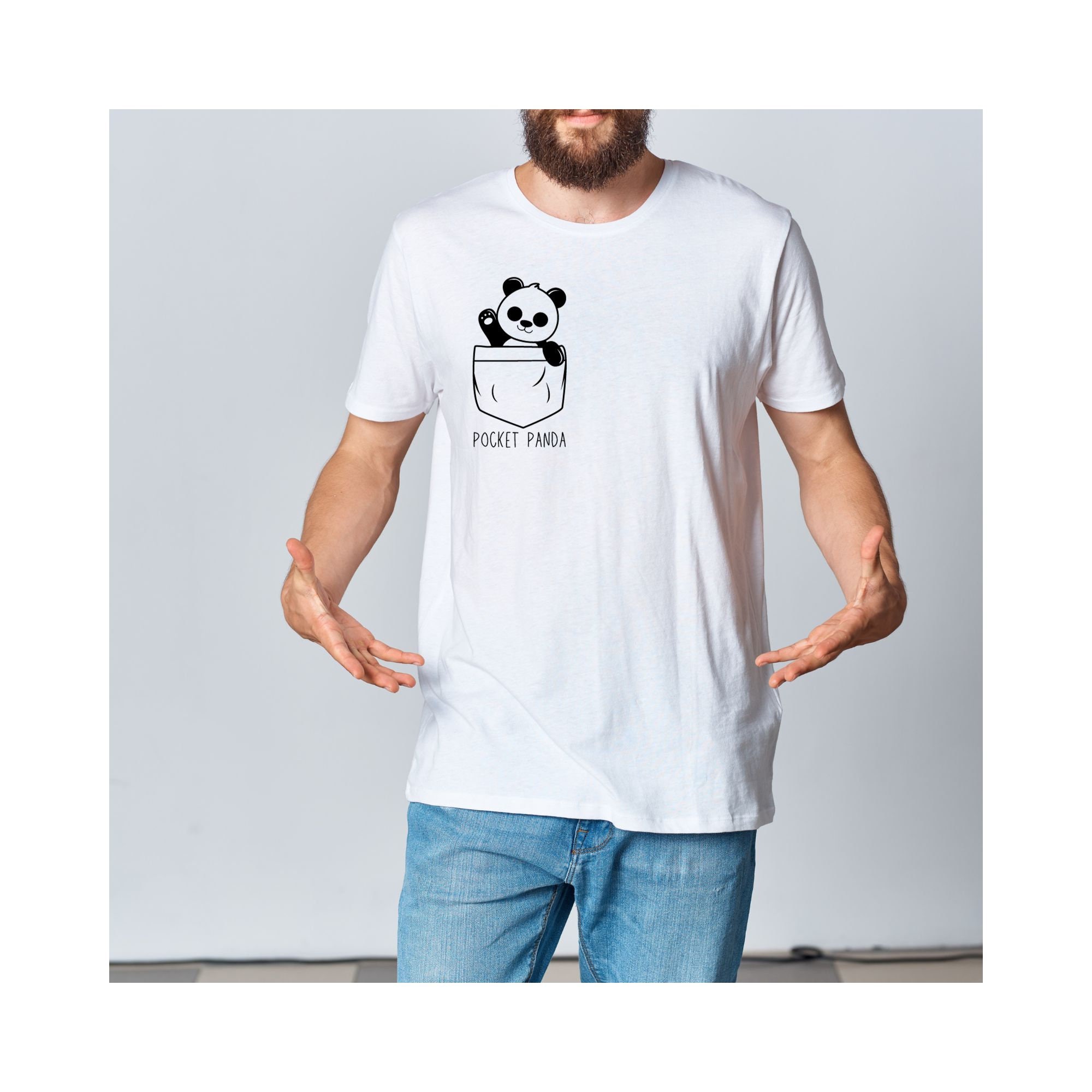 Original Pocket Panda Panda Svg Baby Panda Cute Panda - Etsy