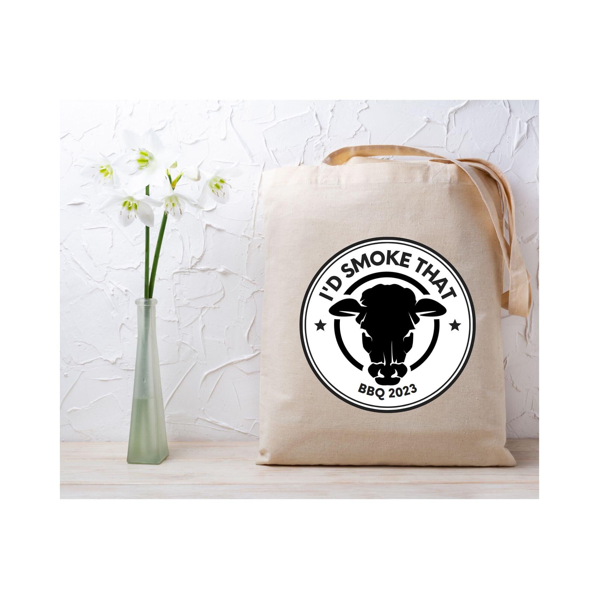 I'd Smoke That Beef Svg, BBQ, Smoked Beef, Cow, Cattle, Steaks, Summer ...