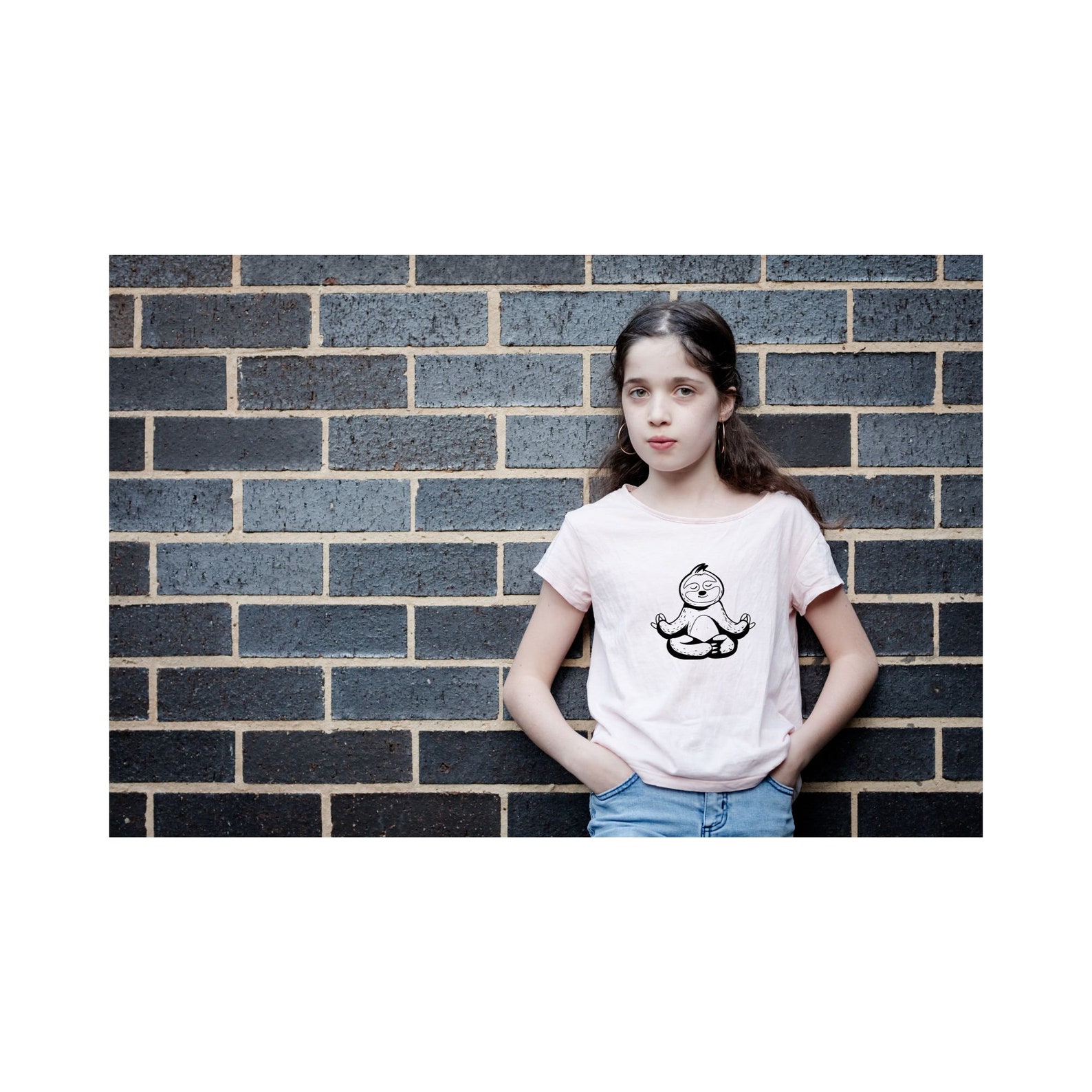 Namaste Yoga Sloth, Sloth Svg, Yoga Position, Namaste Svg, Sloth ...