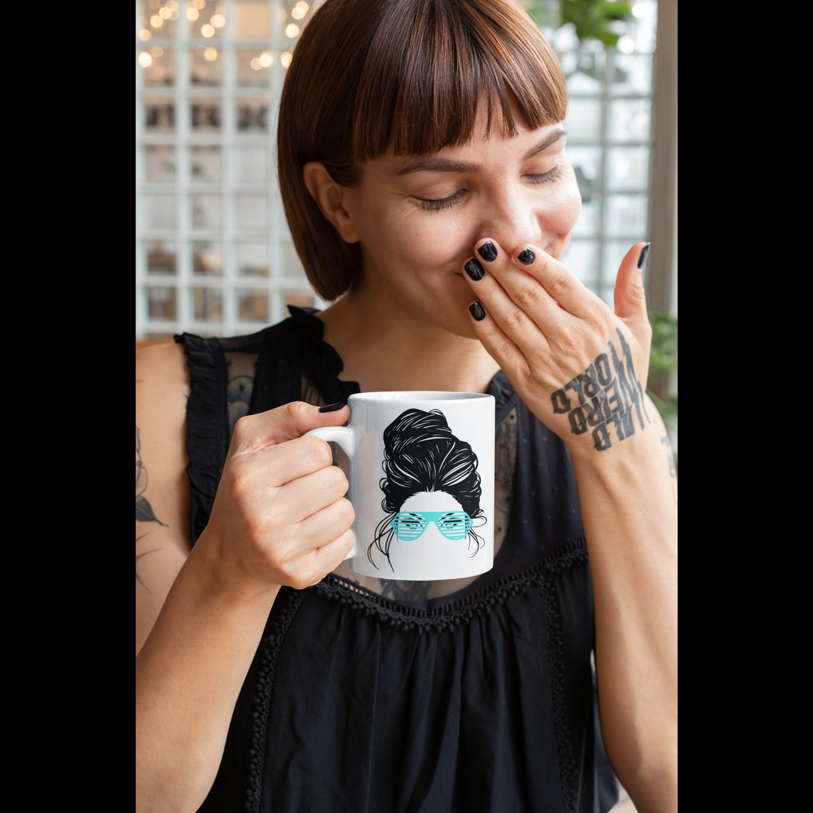 Messy Bun 30 Pack Bundle, Messy Bun W/ Glasses, Momlife W/ Glasses ...