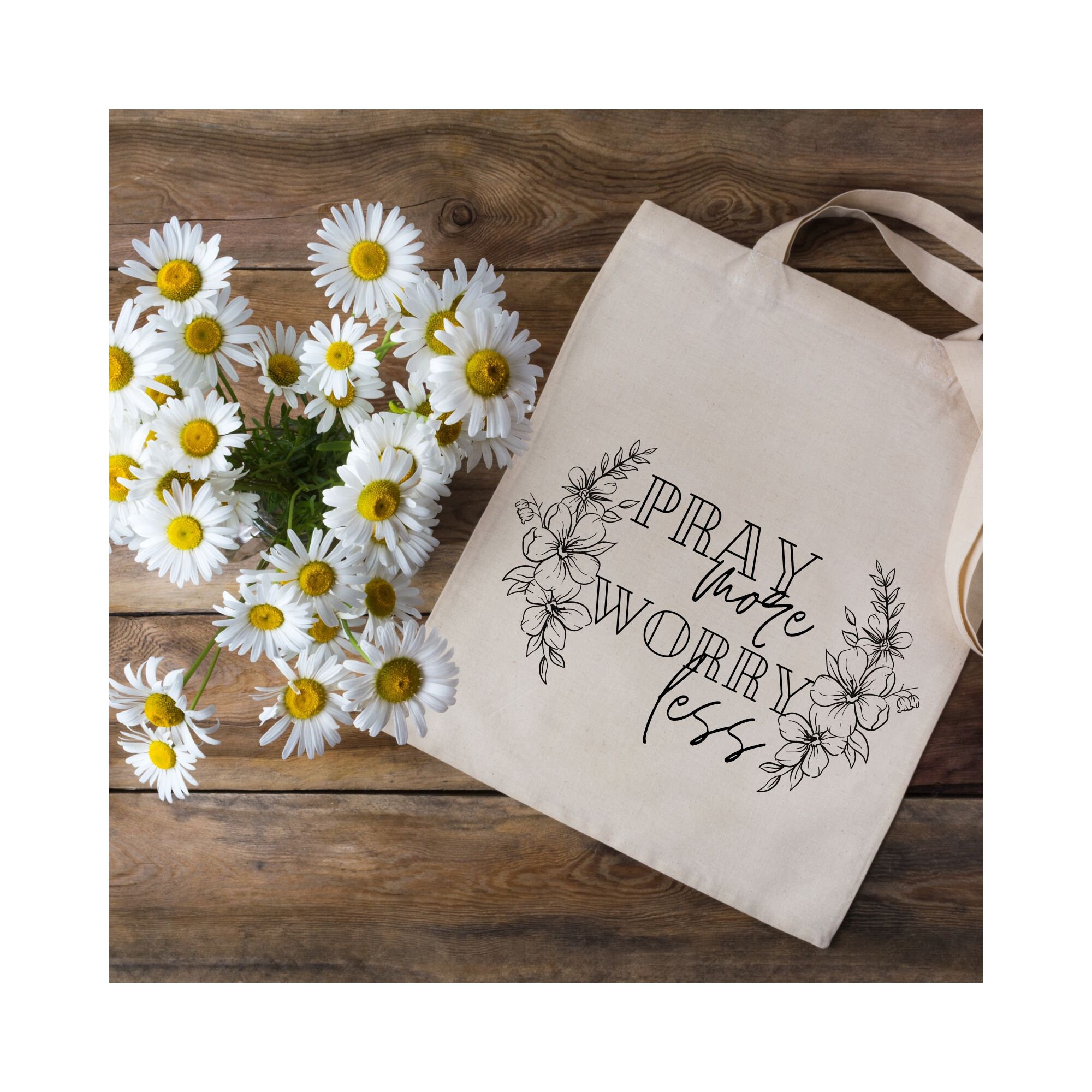 Pray More Worry Less, Christian, Pray More, Jesus, Faith, Holy, Flowers ...