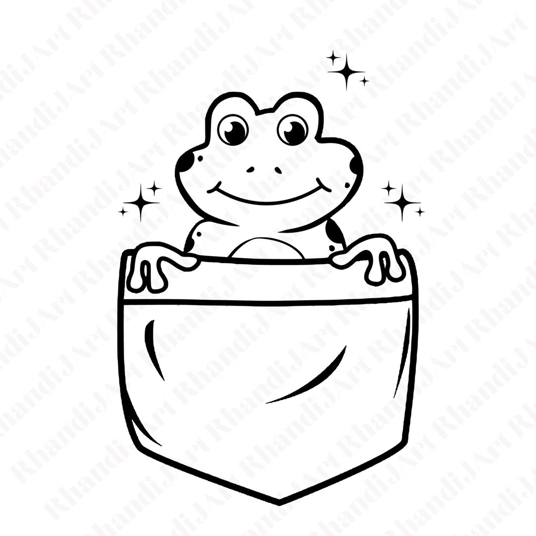 Pocket Frog Svg, Frog, Mini Frog, Miniature Friend, Pocket Sized ...